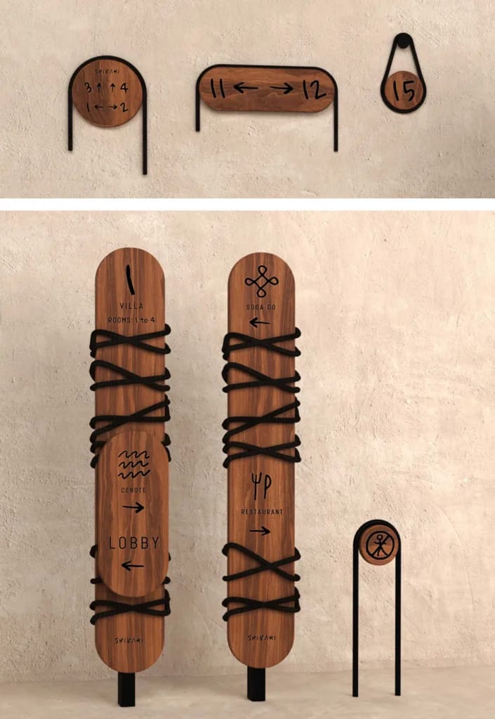 Hotel Shibari Tulum - Diseño y producción de señalética - Marco Barba ...