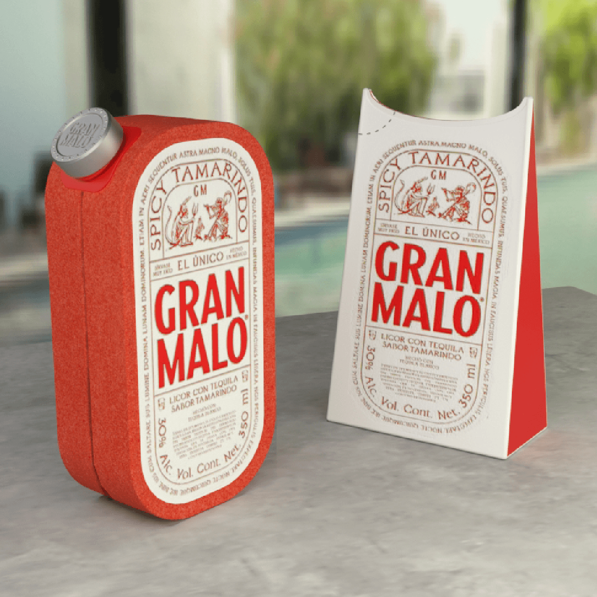 TEQUILA GRAN MALO - ENVASE ECO - Marco Barba Design